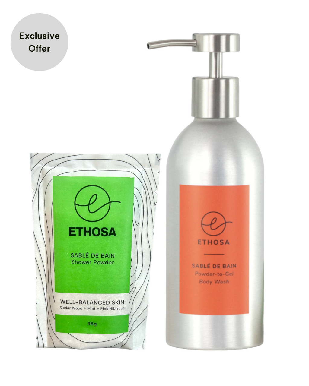 Natural Refillable Body Wash, Well Balanced Skin, Vegan, Best Smelling – ETHOSA